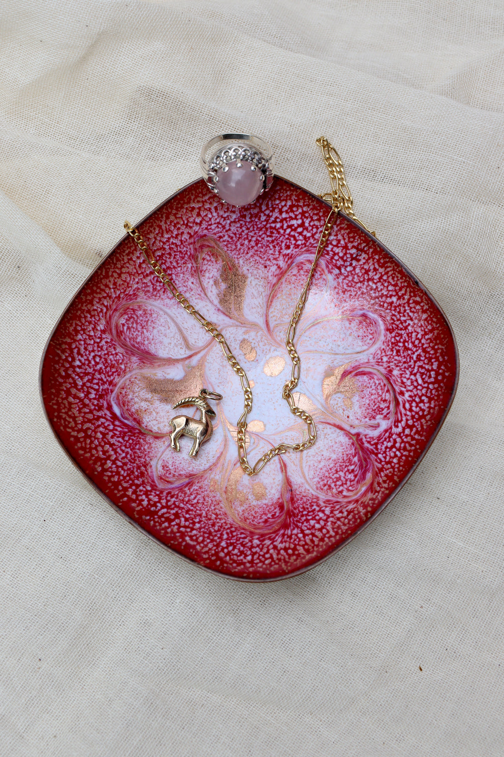 The Golden Swirl – trinket box – The Two Collectors